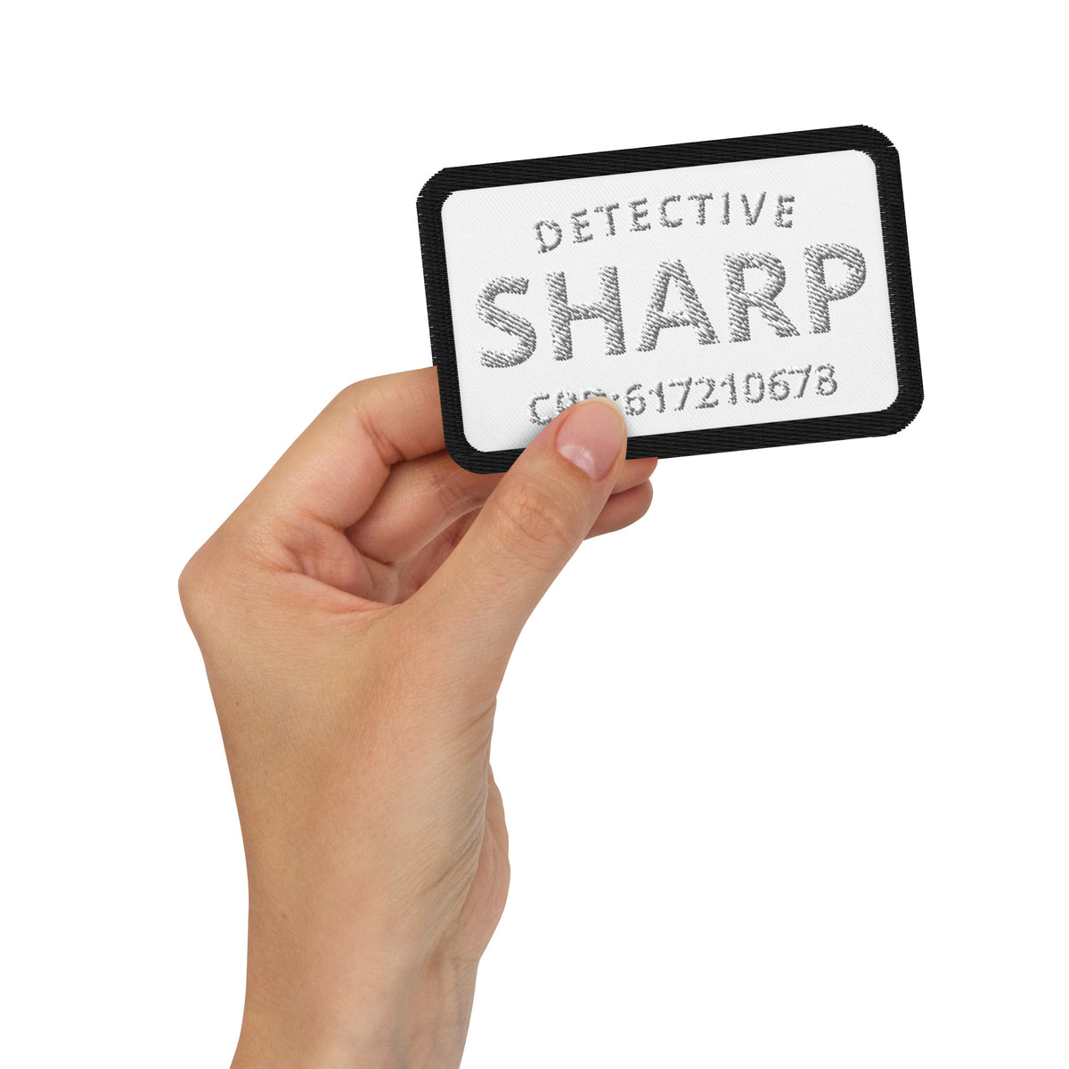 'Detective Sharp' Embroidered patches – FAGATRON