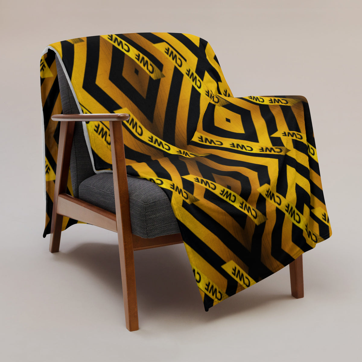 CWF Caution-Throw Blanket – FAGATRON